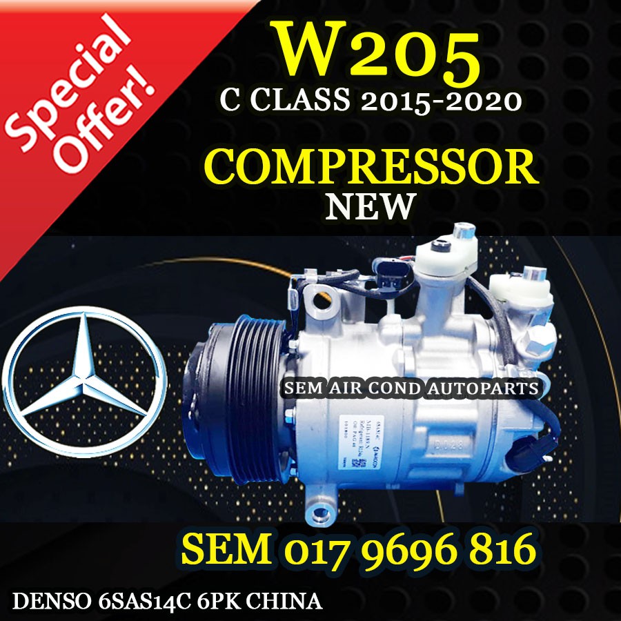 MERCEDES-BENZ W205 C-CLASS 2015-2020 YEAR 6SAS14C 6PK CHINA NEW ...