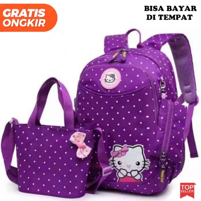 Hello KITTY 3IN1 4in1 Primary School Backpack For Elementary School ...