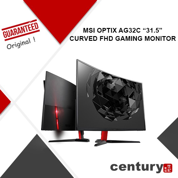 MSI OPTIX AG32C 31.5" CURVED FHD 165Hz 1Ms GAMING MONITOR | Shopee Malaysia