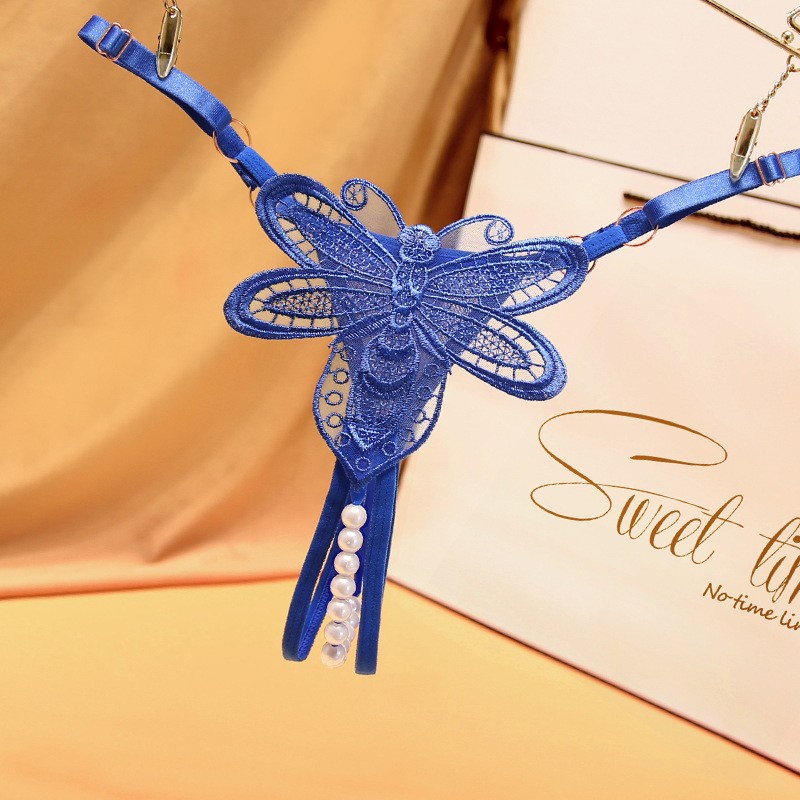 Massaging Bead G-string Women's Erotict Opening Crotch Panties Ladies ...