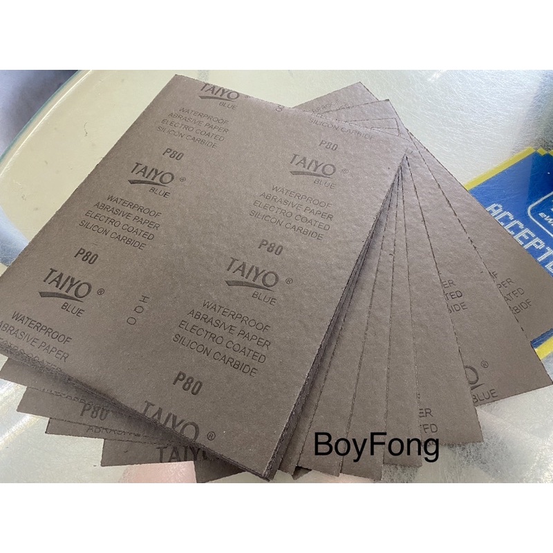 Kertas Pasir (1 keping) kalis air Taiyo Waterproof Abrasive Paper ...