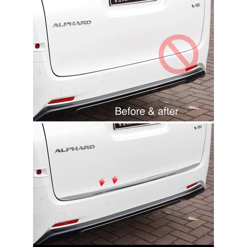 Toyota Vellfire Alphard Anh 20 Anh 30 Rear Boot Lower Trunk Bonet ...