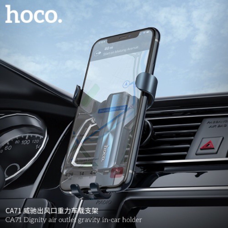 Original HOCO CA71 Dignity Air Outlet Gravity In-Car Holder | Shopee Malaysia