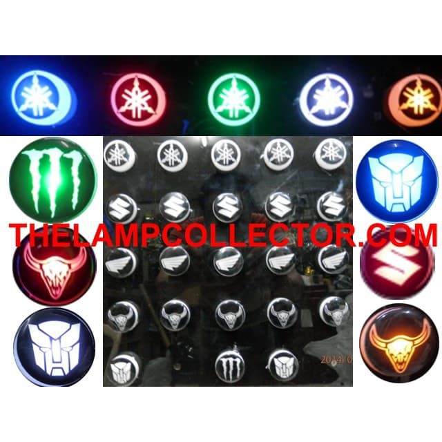 Mini LED Acrylic EMBLEM On DIAMETER 2.7 CM | Shopee Malaysia