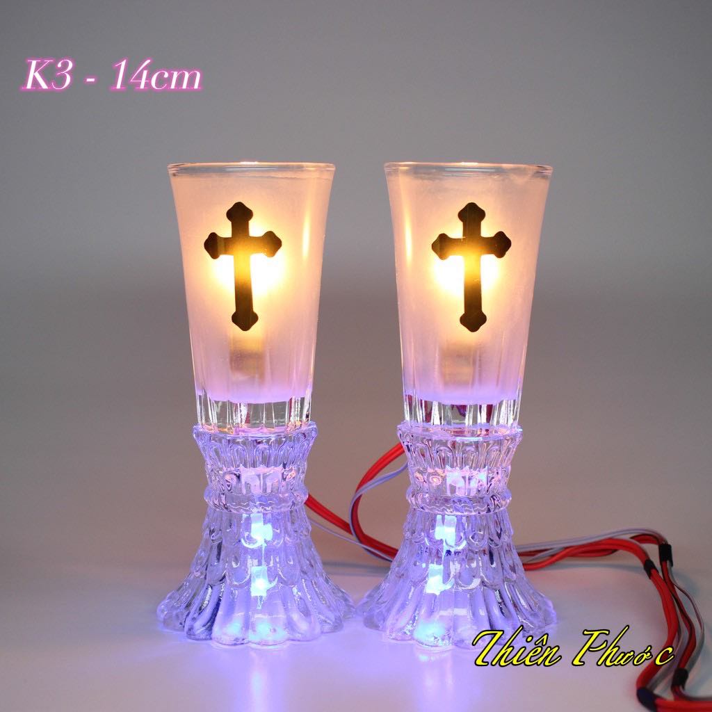 Catholic Lamp - K3 Catholic Glass Electric Cup Lamp (14cm high ...