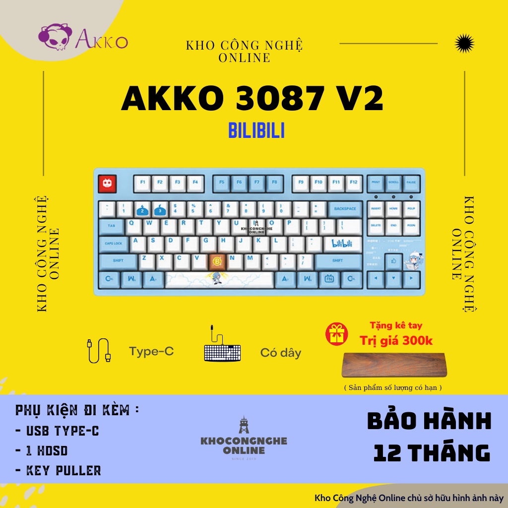 Akko 3087 v2 Bilibili Mechanical Keyboard (Akko switch) | Shopee Malaysia