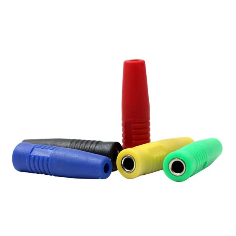 5Pcs 2mm 4mm Banana Female Insulated Jack Plug Wire Solder Connector ...