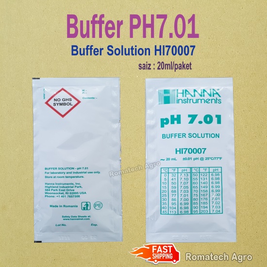 20ml Buffer Solution PH7.01 for PH Meter Calibration | Shopee Malaysia