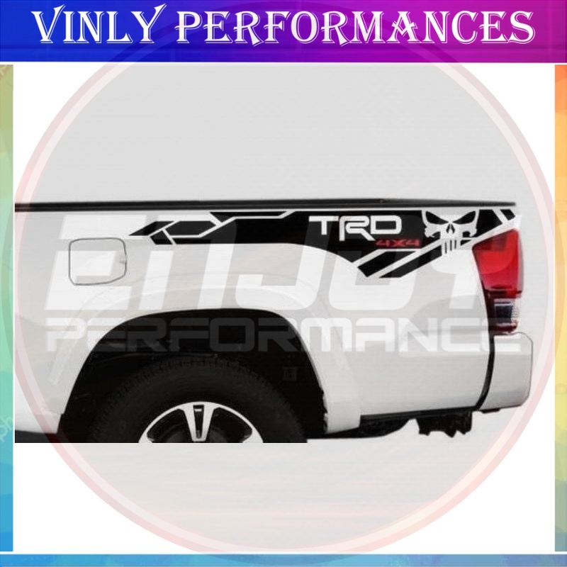 (1SET) Hilux TRD Design Side Body Sticker Vinly Decals Automotive ...