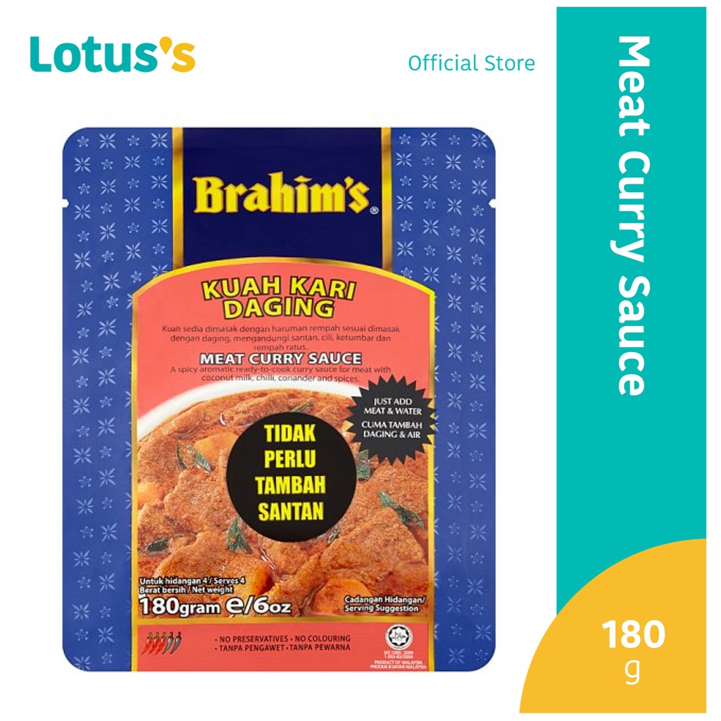 Brahim's Meat Curry Sauce (180g) | Shopee Malaysia