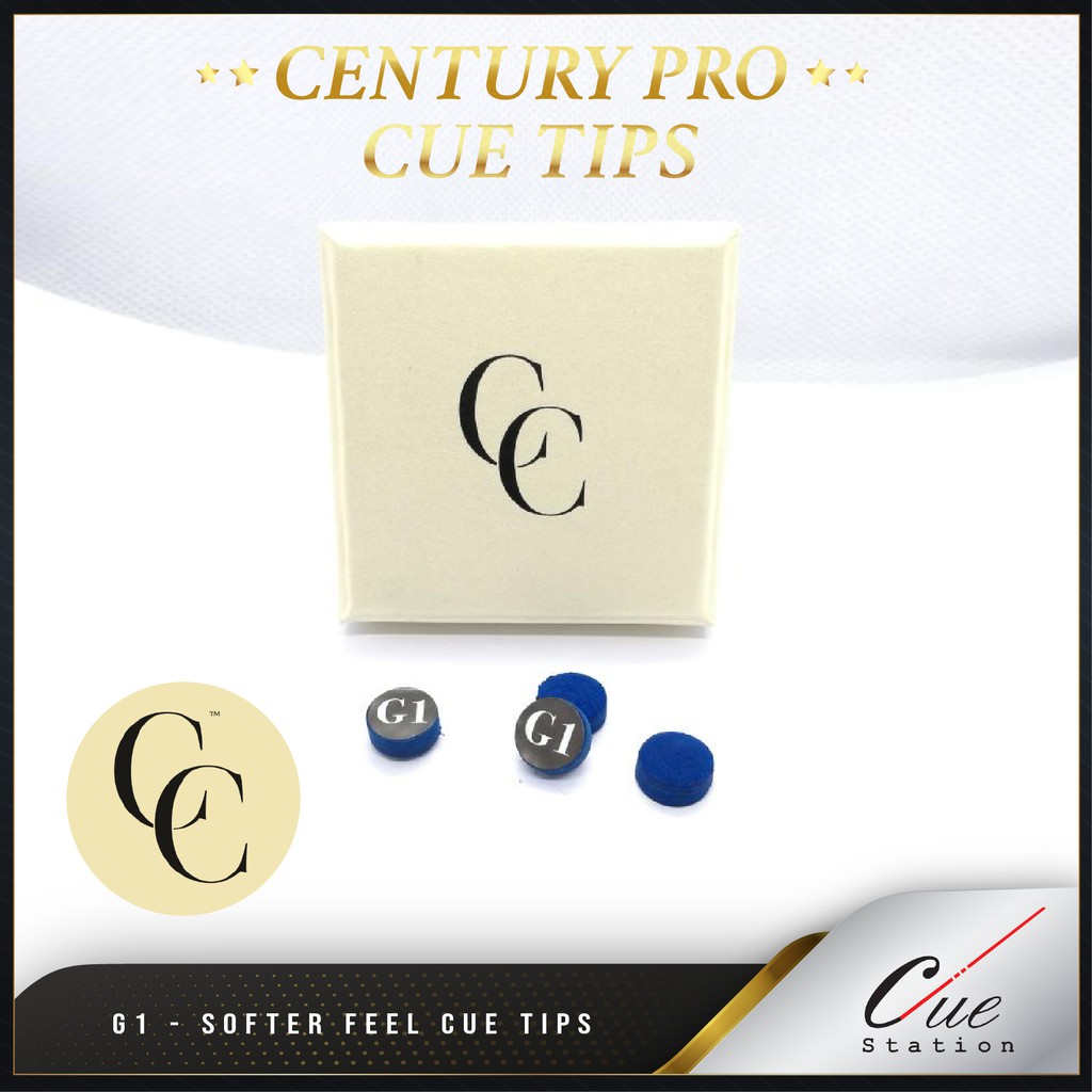 SNOOKER CUE TIP BRAND CENTURY PRO CUE TIPS | Shopee Malaysia