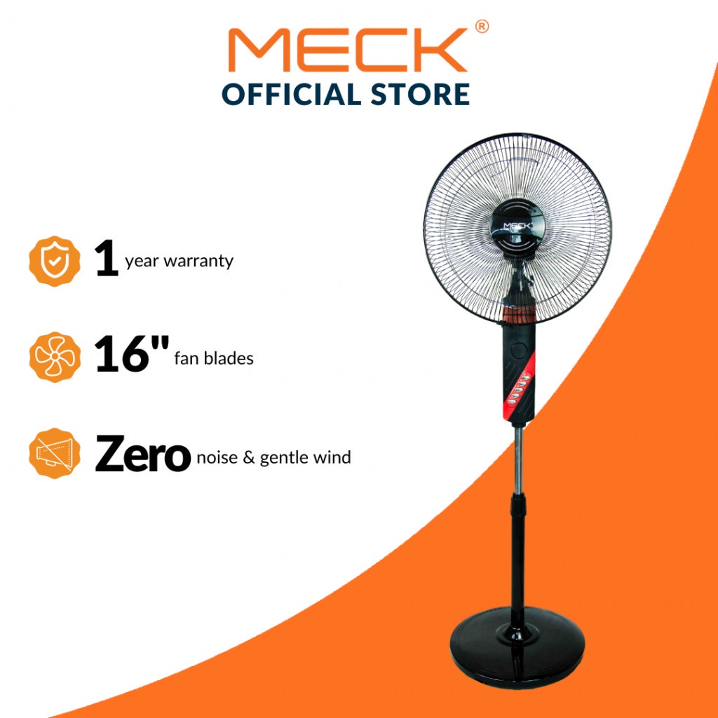 MECK 16 Inch Stand Fan | Shopee Malaysia