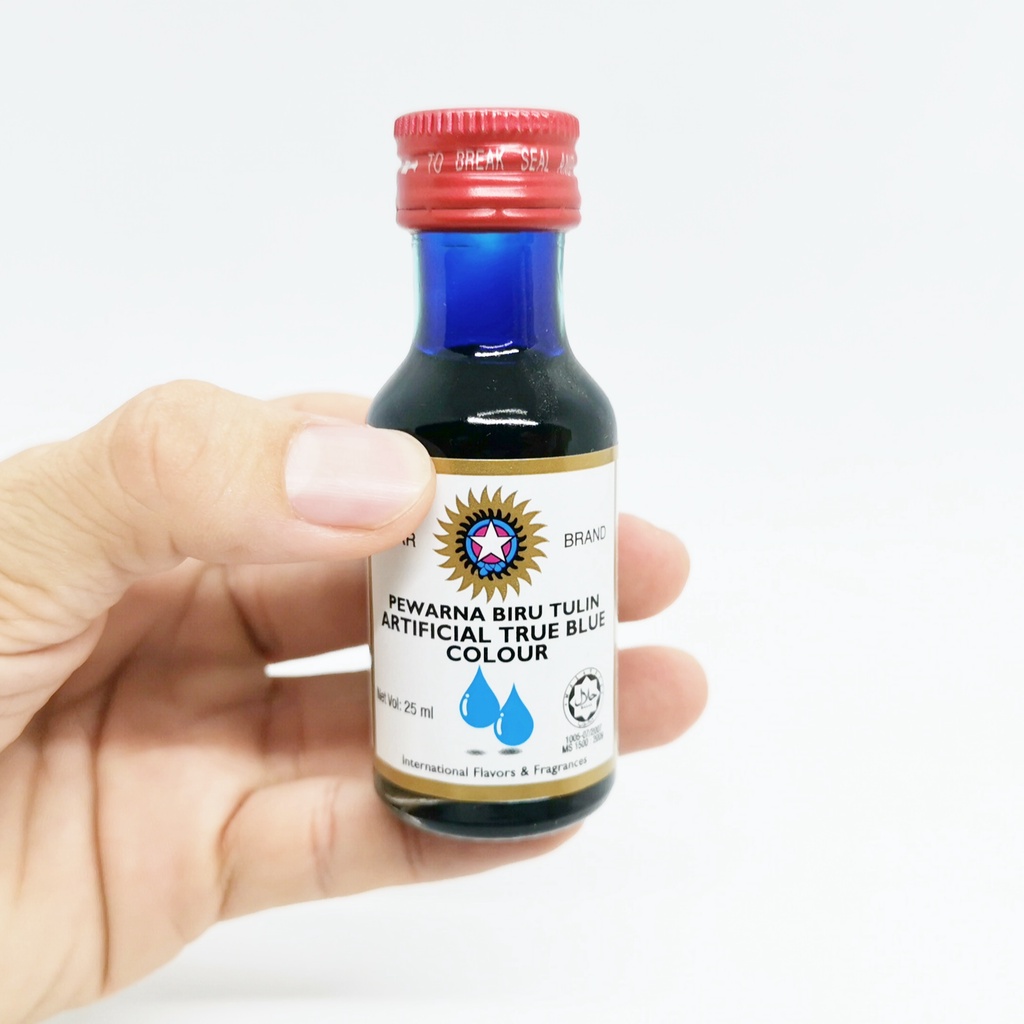 Star Brand Perwarna Biru Tulin / Artificial True Blue Colour (25ml ...