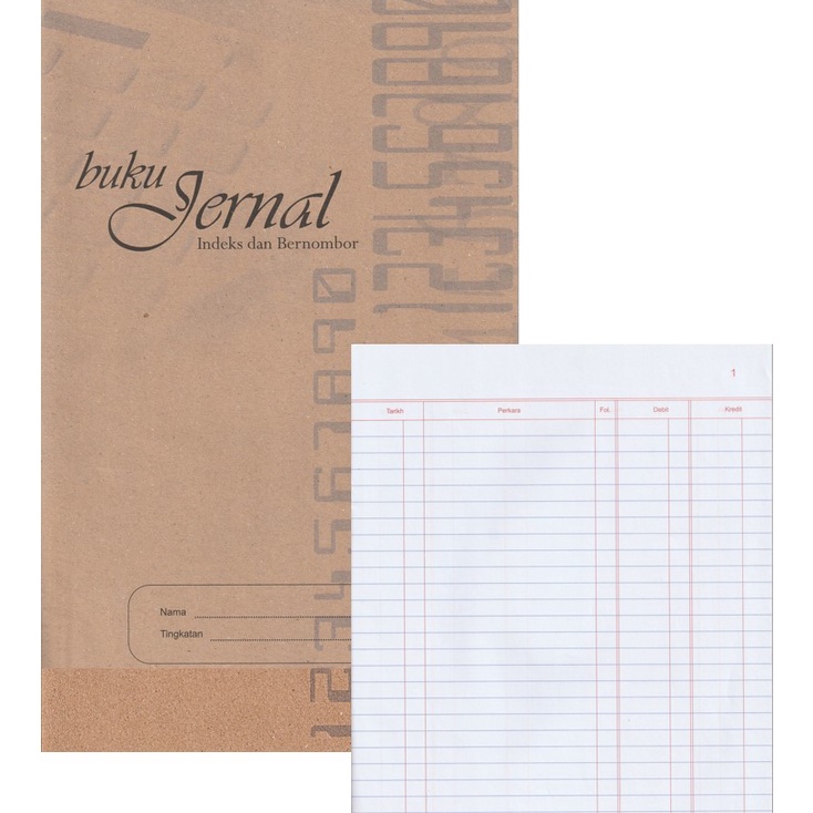 Cash Book / Journal Book / Ledger Book / Buku Tunai / Buku Jernal ...