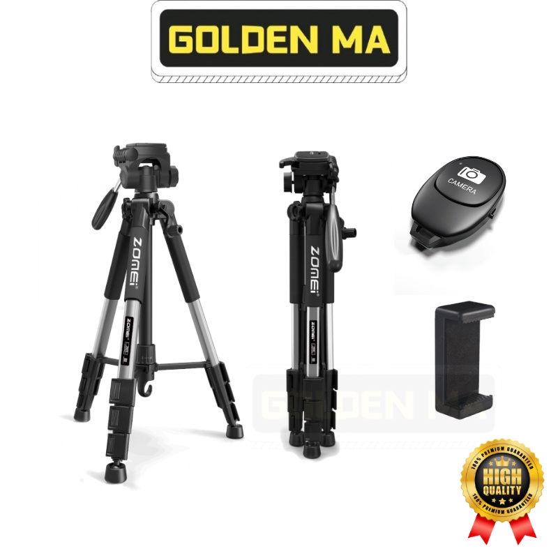 ZOMEI Q111 SILVER*** CAMERA PHONE TRAVEL TRIPOD Pan Tilt Head for DSLR ...