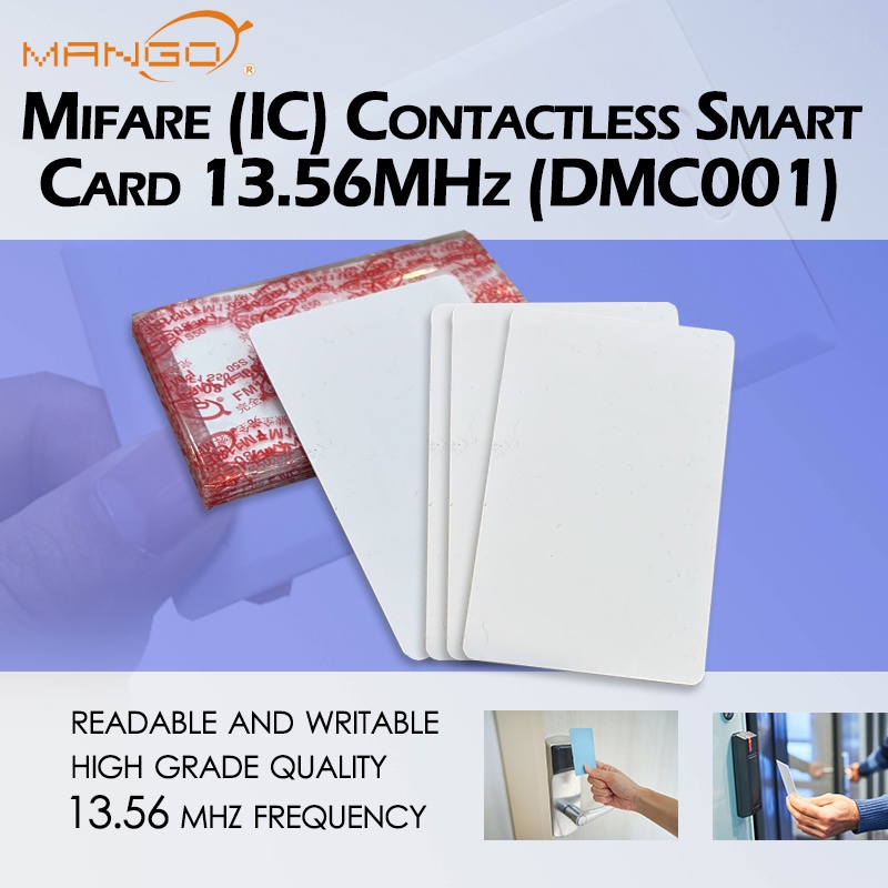 MANGO FM11RF08 0.9mm Mifare (IC) Contactless Smart Card 13.56MHz ...
