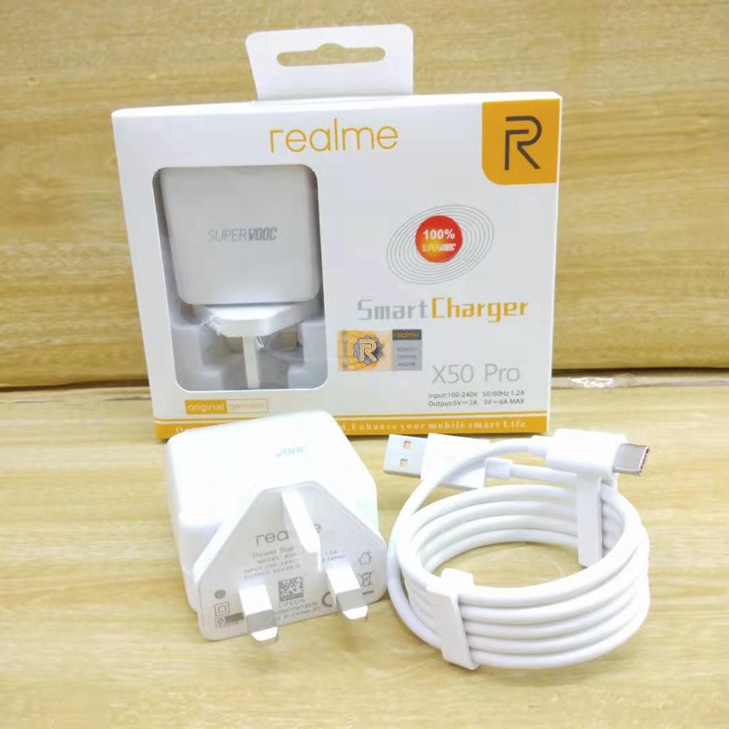 65W REALME SUPER VOOC SMART CHARGER SET SUPER FAST CHARGING SET ...