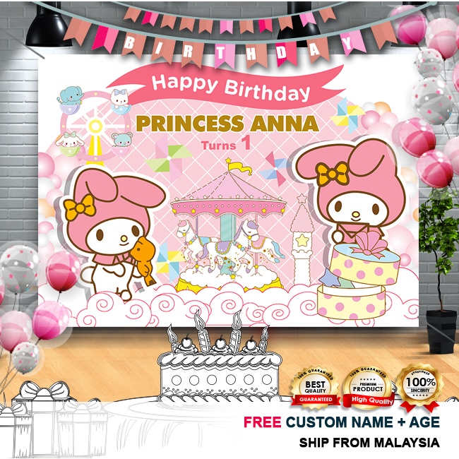 Banner Hari Jadi / Banner Hiasan / Birthday - Melody | Shopee Malaysia