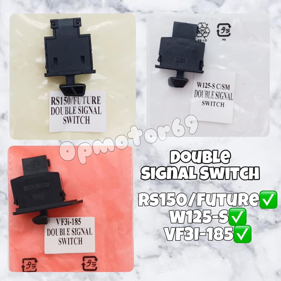 Double Signal Switch Unit Winker Warning Light RS150 / RSX / FUTURE ...