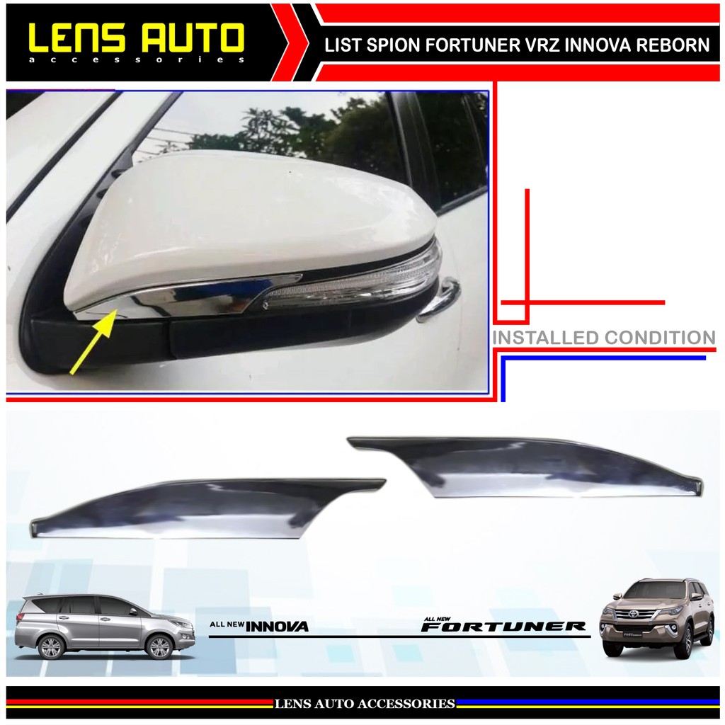 List of Innova Reborn Fortuner Vrz Mirrors | Shopee Malaysia