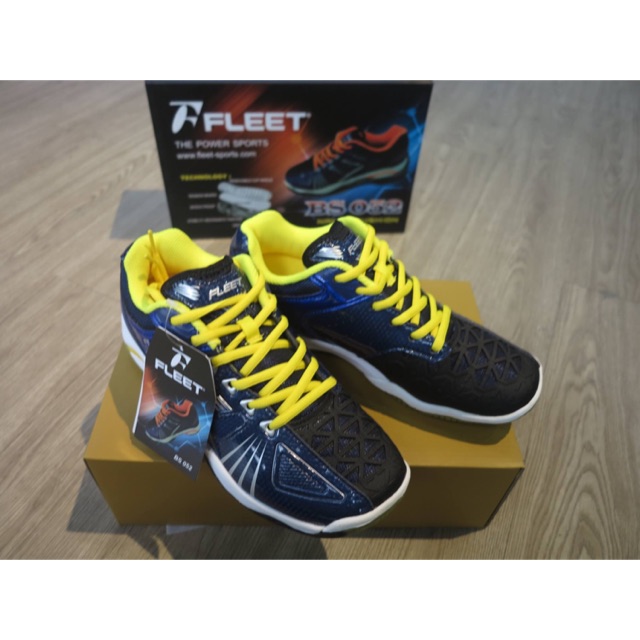 Felet BS052 Badminton Shoes Royal Yellow Felet Shoes Clear Stock ...