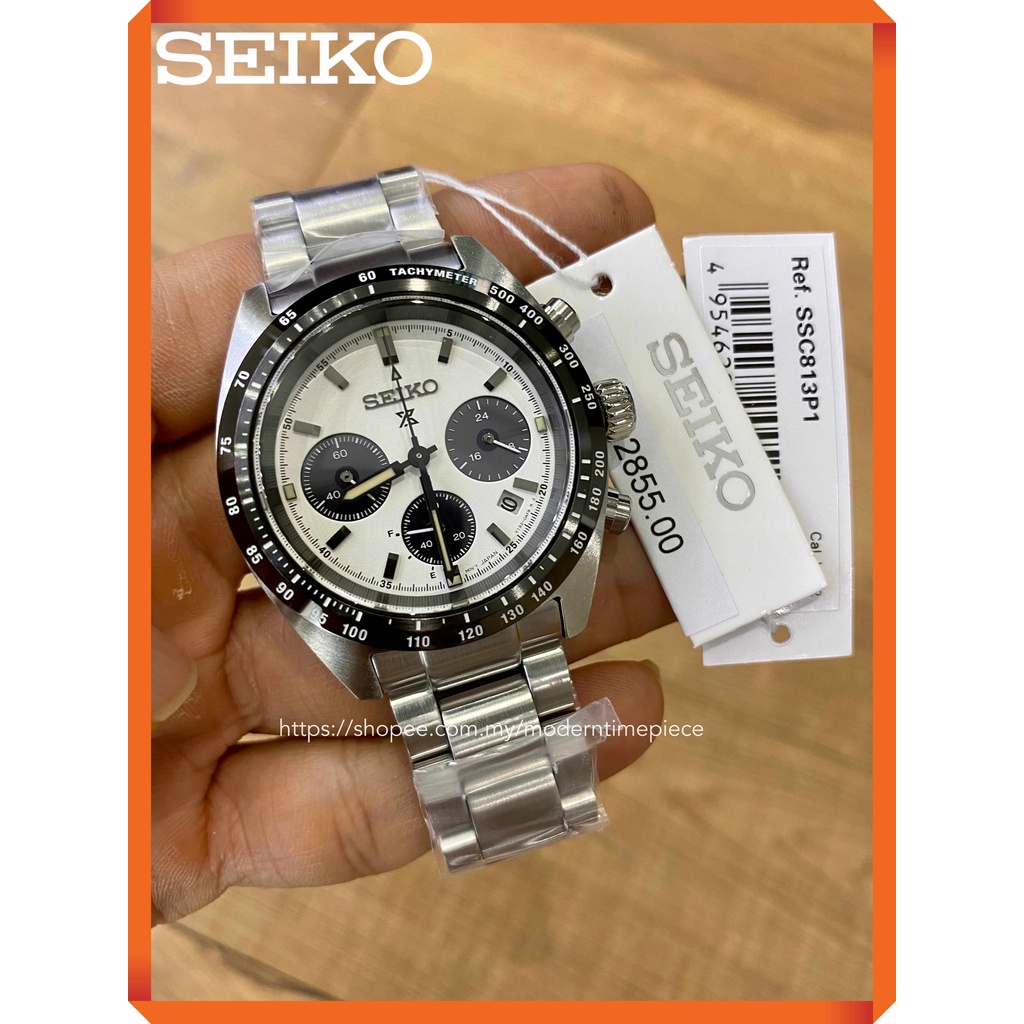 SEIKO PROSPEX SSC813P1/SSC815P1/SSC817P1/SSC819P1 Speedtimer Solar ...
