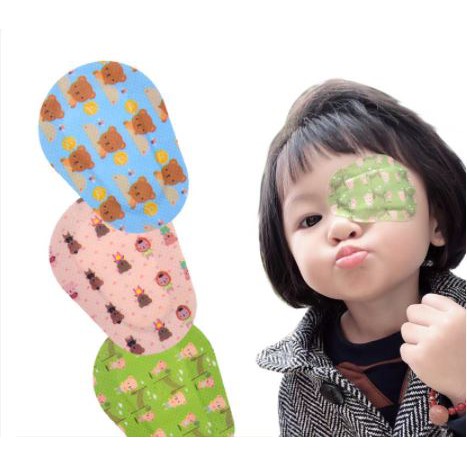 [READY STOCK MSIA] 20PCS Cute Adhesive Eye Patches for Kids Disposable ...