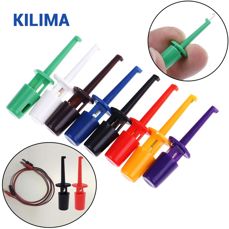 20Pcs Mini Test Hook Probe Spring Clip for PCB SMT/SMD IC D20 Cable ...