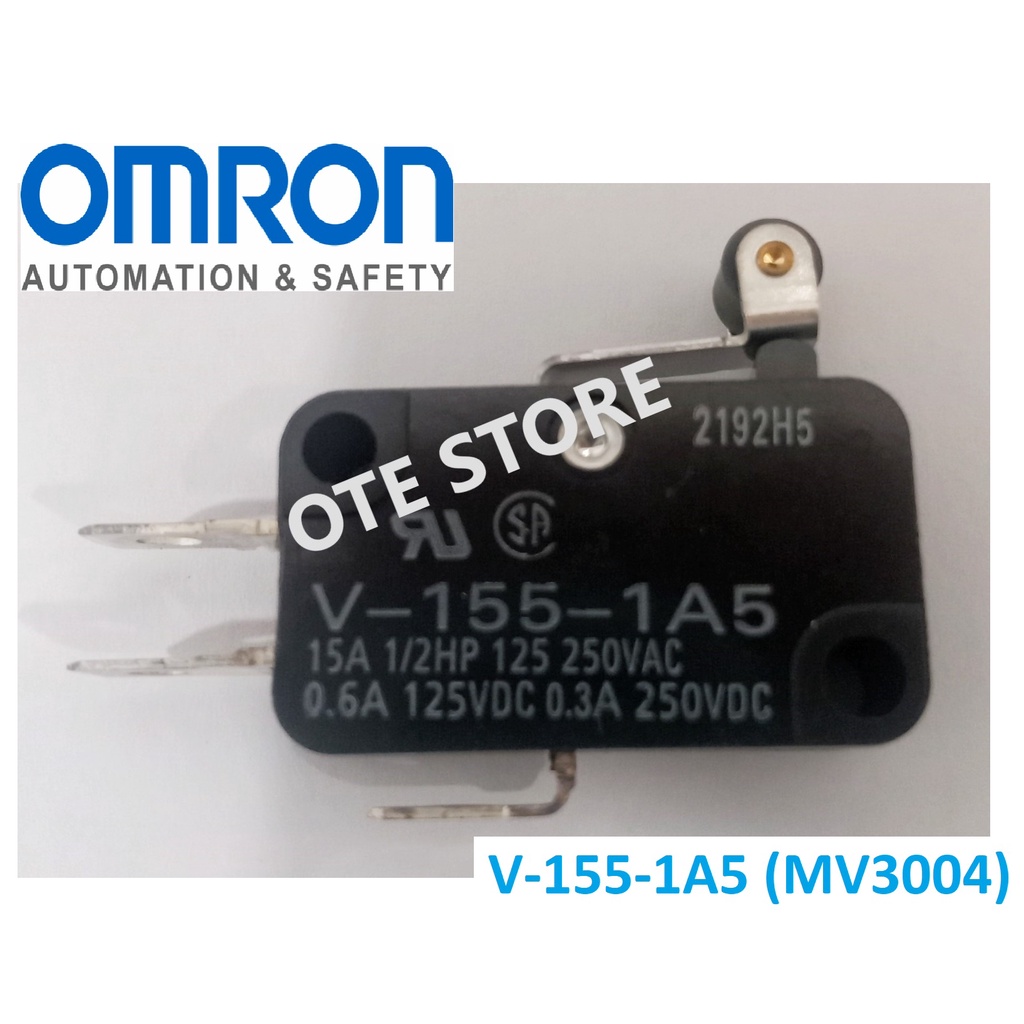 OMRON V-155-1A5 MICRO LIMIT SWITCH (MADE IN INDONESIA) (MV3004) | Shopee Malaysia