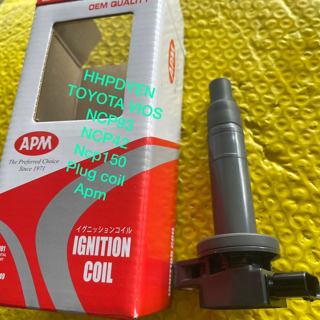 [APM] TOYOTA VIOS NCP42, NCP93, NCP150 IGNITION PLUG COIL (1PCS) READY ...