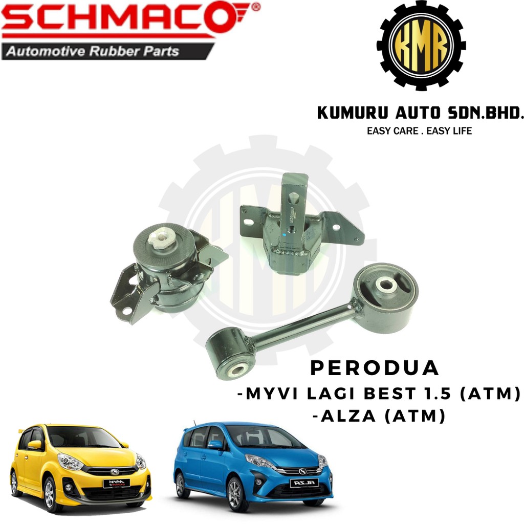 (1@Set) SCHMACO Engine Mounting Set Perodua Myvi Lagi Best 1.5 Alza 1.5 ...