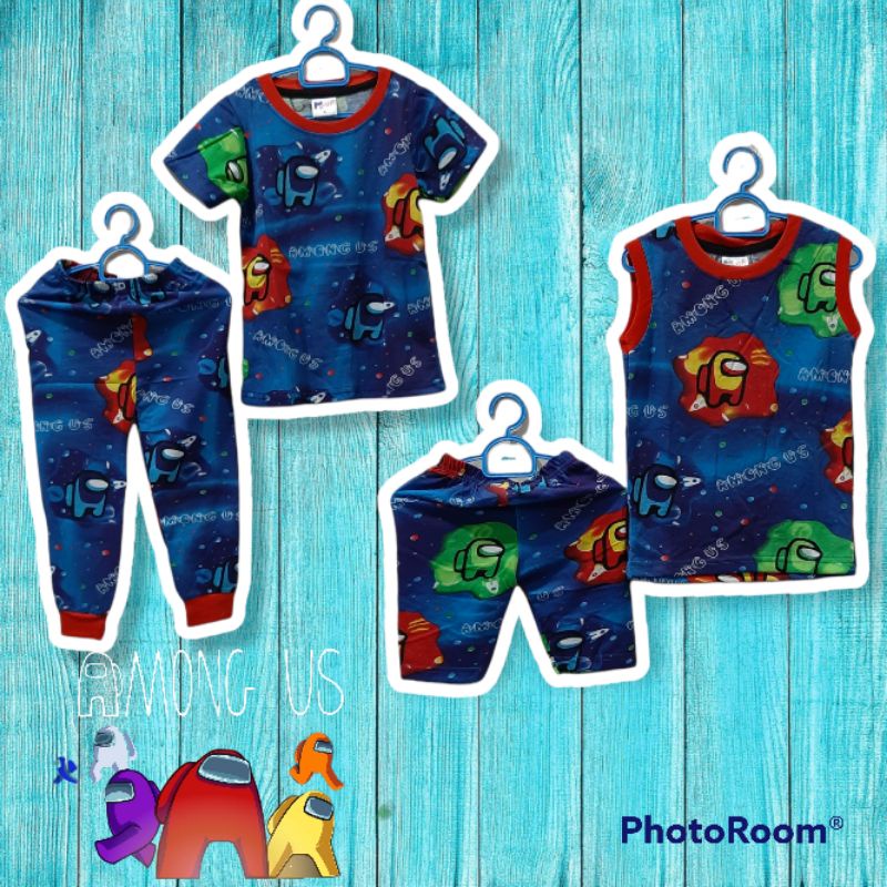 Among us pyjamas dan playset singlet (MYSHA) | Shopee Malaysia
