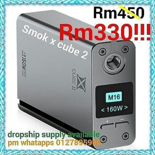 Smok x cube 2 100%original | Shopee Malaysia