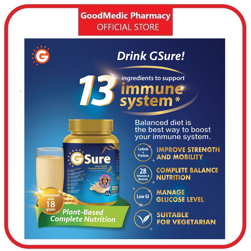 Good Morning Gsure Plant-based Protein 900g | Shopee Malaysia