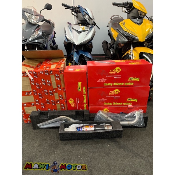 EXHAUST RED LEO CARBON 38/42/60 100% ORIGINAL RACING EXHAUST SYSTEM ...