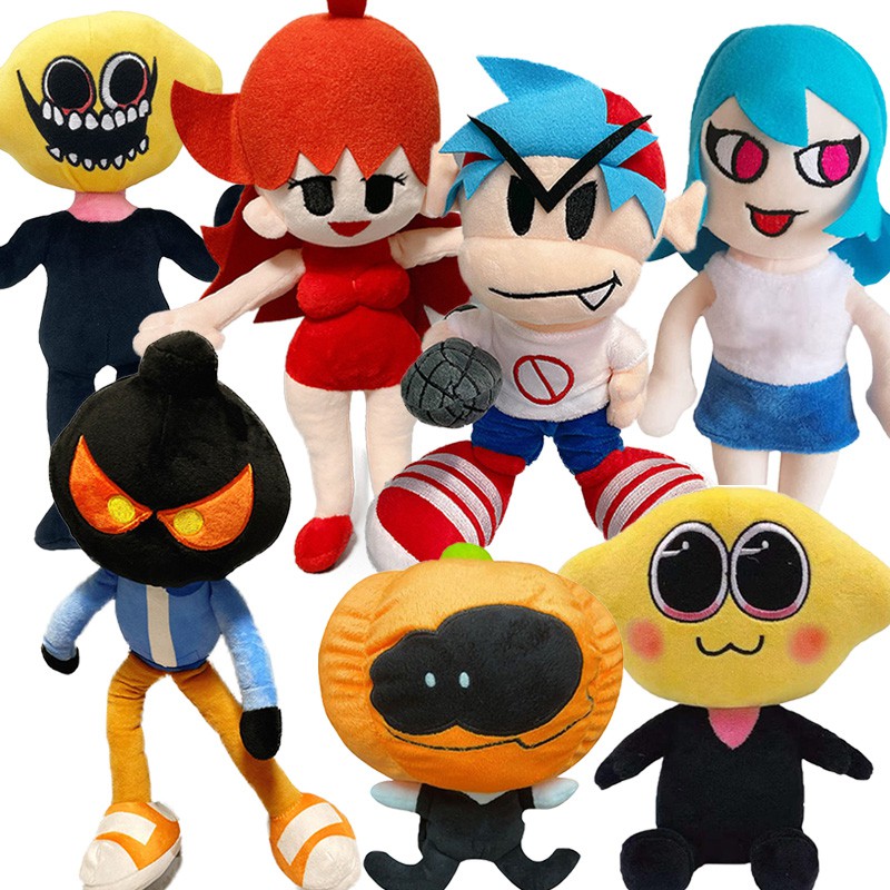 Exclusive 11INCH Friday Night Funkin Boyfriend Plush Spooky Month Skid ...