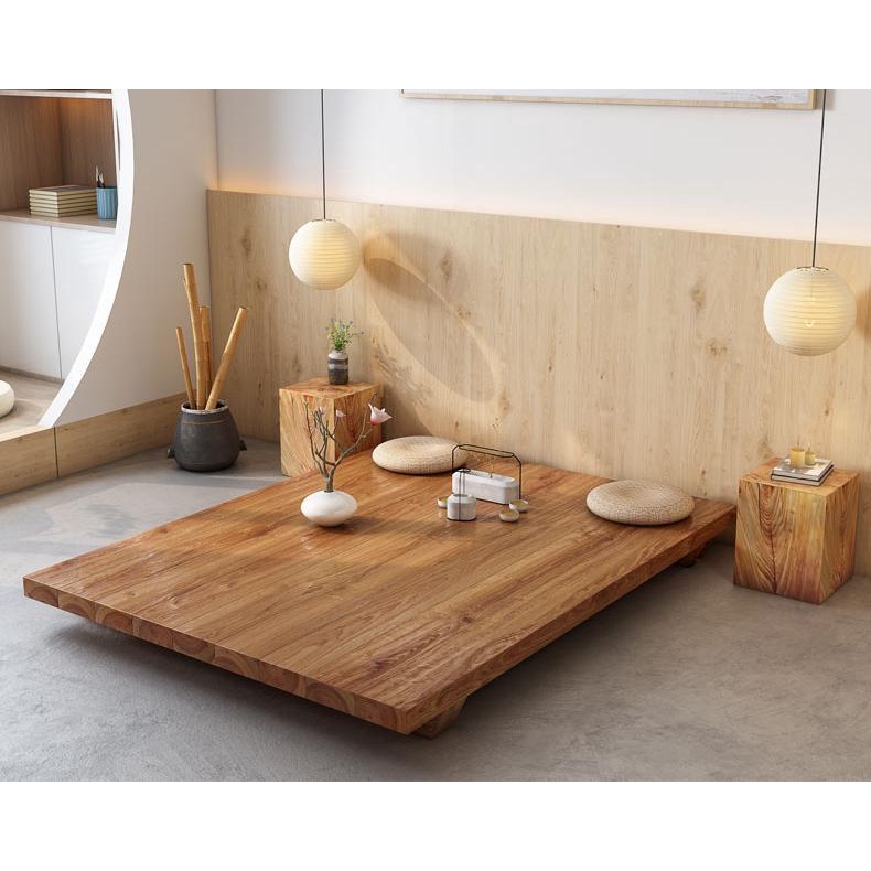 FF solid wood tatami bedframe, Japanese tatami bed frame, pine tree ...