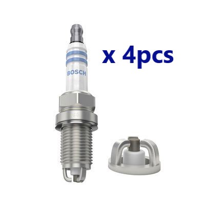 4pcs Bosch Spark Plug for Mercedes Benz (Engine: M104/M111/M166): W140 ...