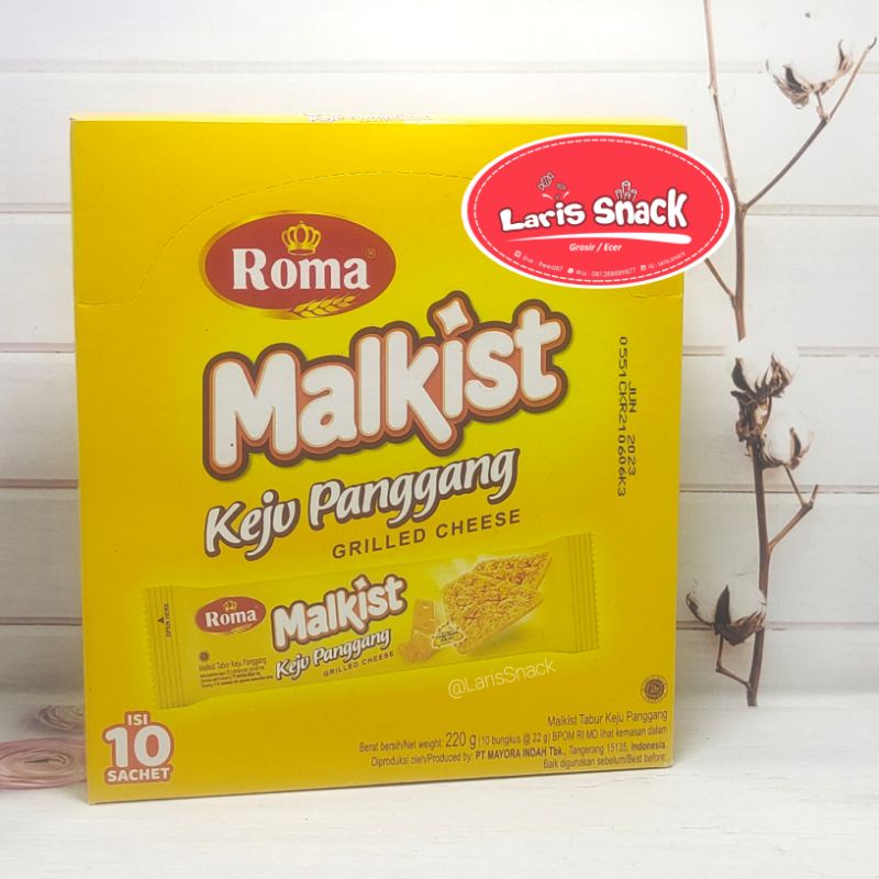 Roma Malkist Grilled Cheese 220gr (10pcs Contents) | Shopee Malaysia