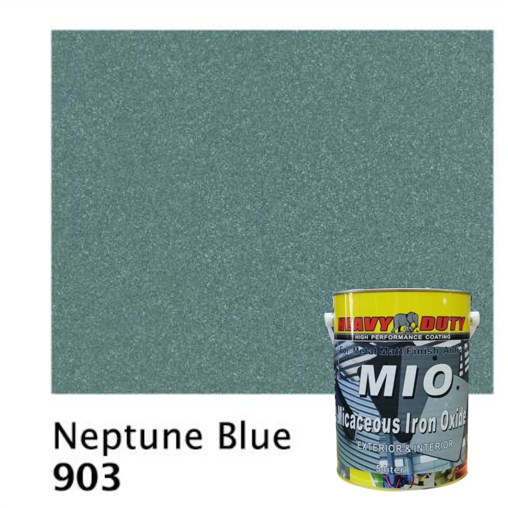 【100%Ori🔥】NEPTUNE BLUE 903（1L ） Heavy Duty MIO Micaceous Iron Oxide ...