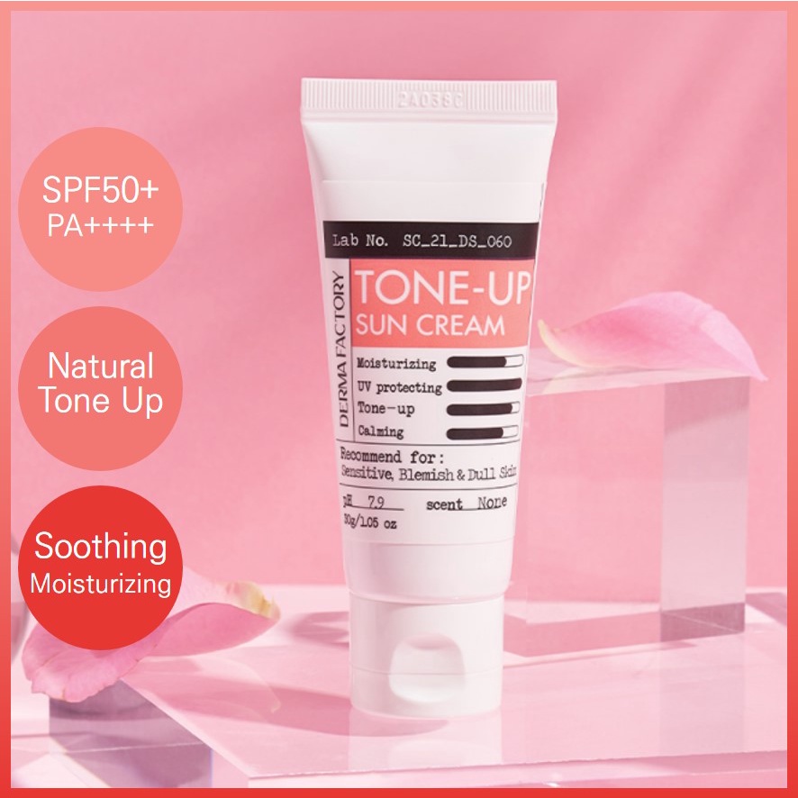 [DERMA FACTORY] UV Block Tone-up Sun Cream (30g) / Moisturizing ...