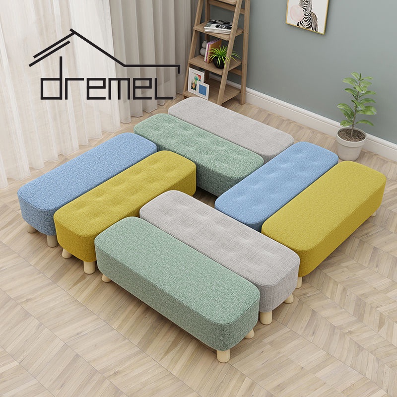 DREMEL Modern Living Room Chair Nordic Long Sofa Stool Bedroom Bed End ...