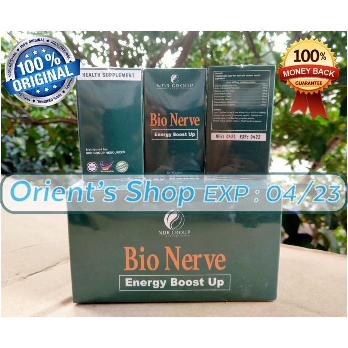 Bio Nerve, Bionerve Ndr Group Original Malaysia 100% Original | Shopee ...