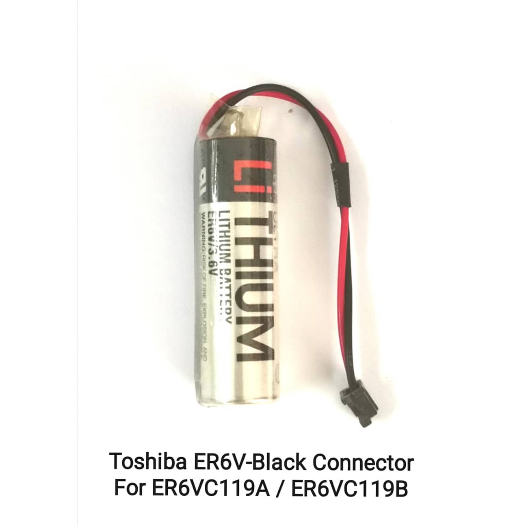 TOSHIBA JAPAN ER6V P / 3.6V LITHIUM BATTERY - 100% ORIGINAL FROM JAPAN ...