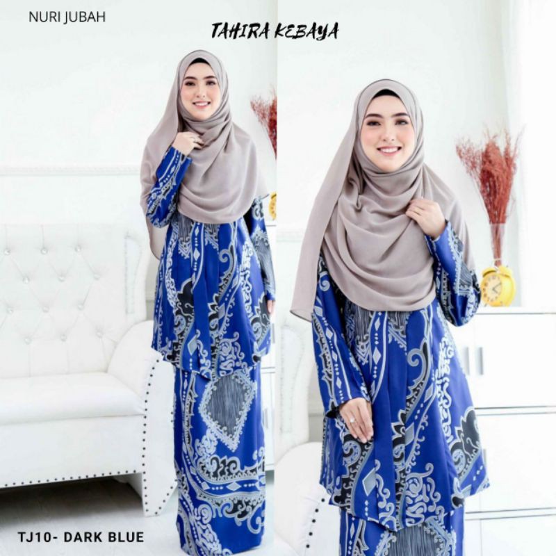 [XS-5XL] Kebaya Tahira | Kebaya Corak Batik | Kebaya Plus Size |Baju ...