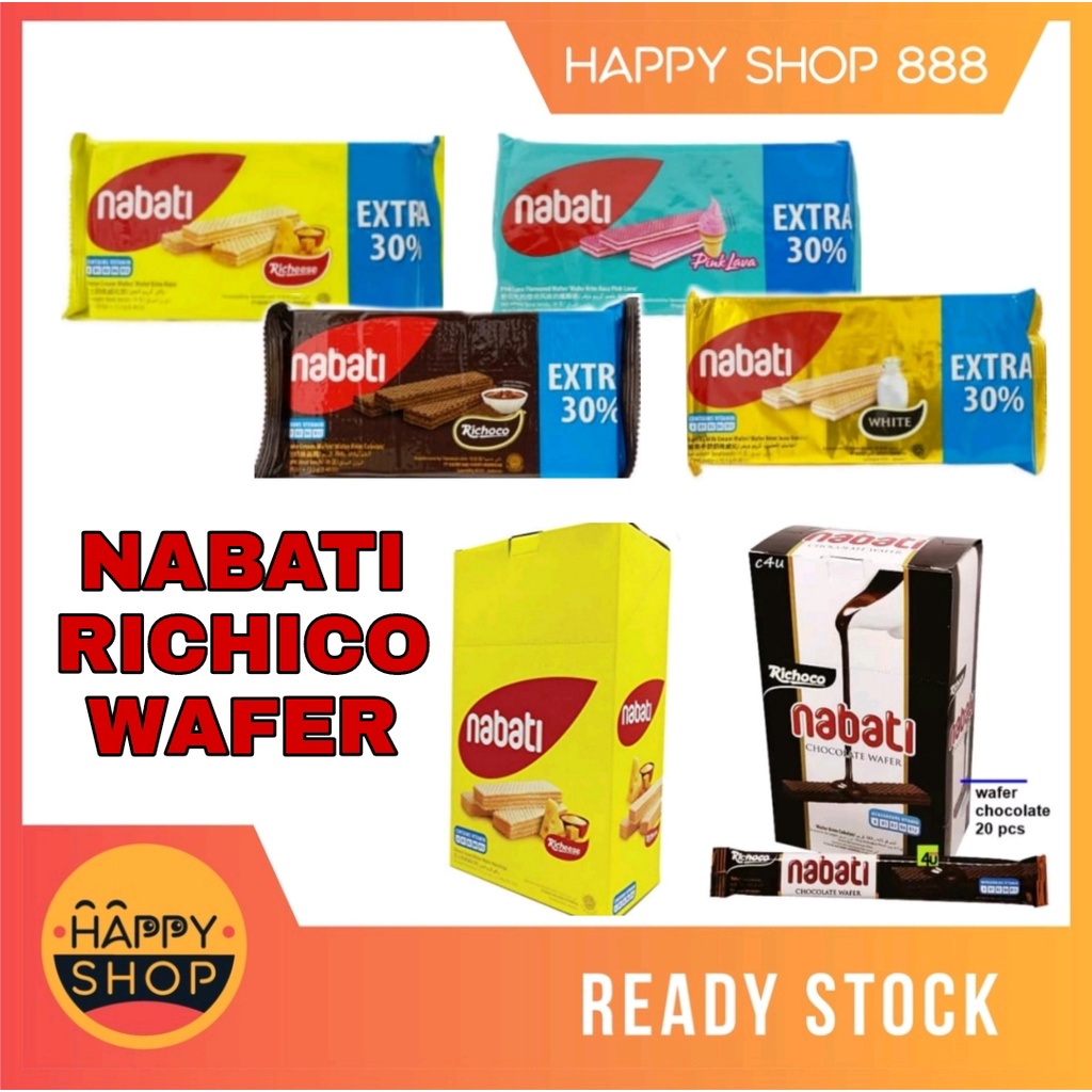 (𝐑𝐄𝐀𝐃𝐘 𝐒𝐓𝐎𝐂𝐊) 𝐍𝐀𝐁𝐀𝐓𝐈 𝐑𝐈𝐂𝐇𝐎𝐂𝐎 𝐖𝐀𝐅𝐄𝐑 𝐜𝐡𝐨𝐜𝐨𝐥𝐚𝐭𝐞/𝐜𝐡𝐞𝐞𝐬𝐞/𝐩𝐢𝐧𝐤 𝐥𝐚𝐯𝐚/𝐰𝐡𝐢𝐭𝐞 𝐦𝐢𝐥𝐤 (𝟐𝟎𝐩𝐜𝐱𝟖𝐠)(𝟒𝟓𝐠𝐱𝟏𝟎𝐩𝐜 ...