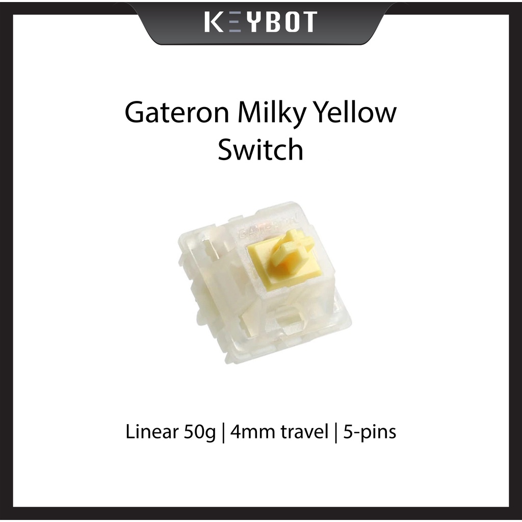 Gateron Milky Yellow Switch | Shopee Malaysia