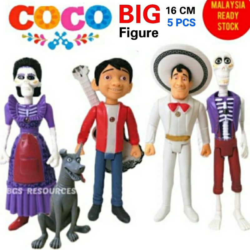 👍 OFFER 👍 DISNEY PIXAR COCO FIGURES MOVIE COCO TOYS PVC FIGURE | Shopee ...