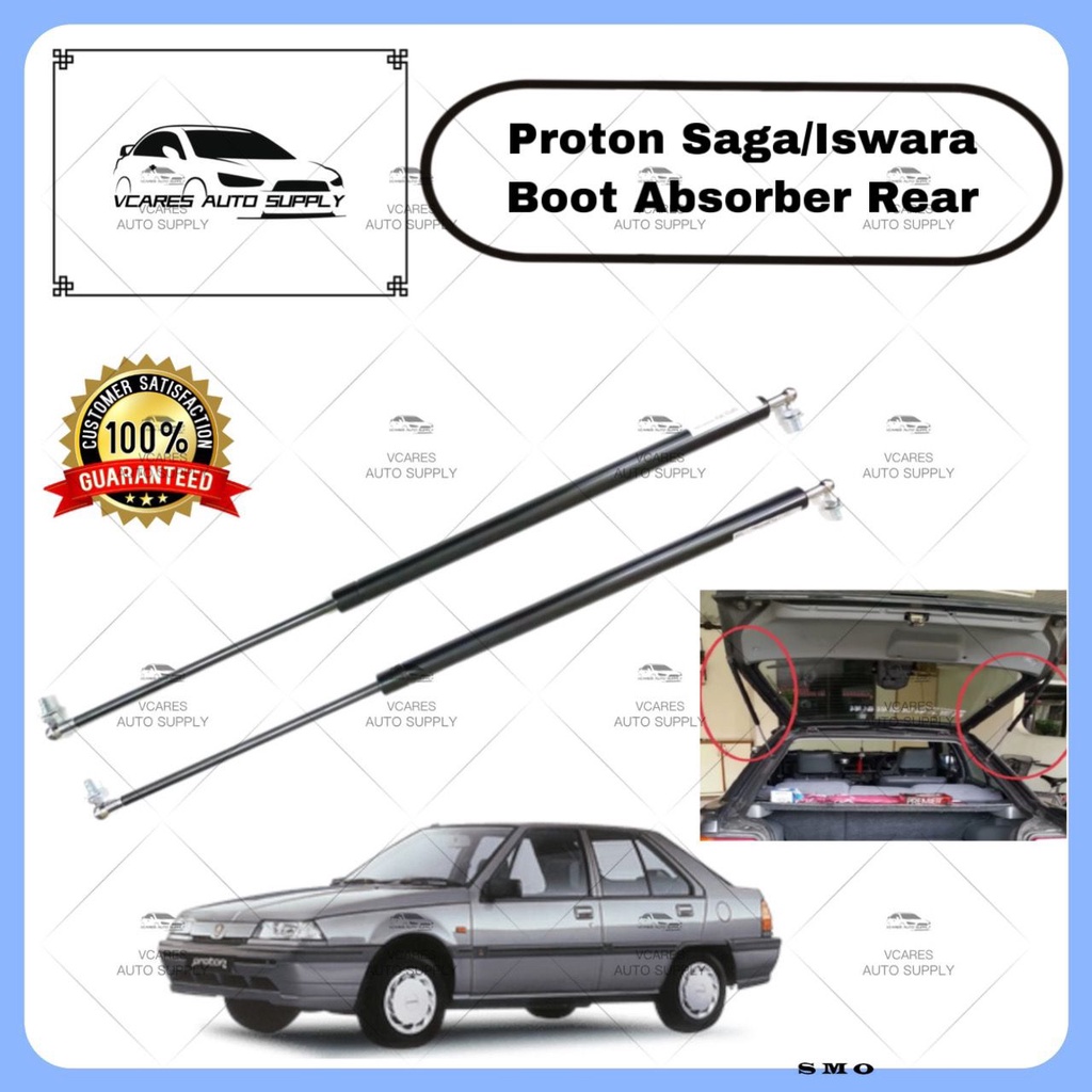 Proton Iswara Saga Aeroback LMST Rear Boot Bonnet Absorber Strut ...