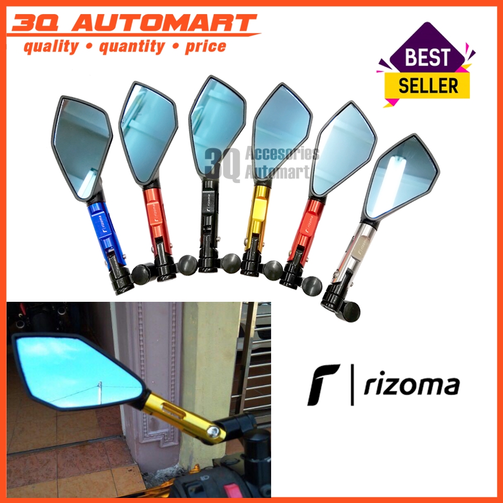 SIDE MIRROR RIZOMA LC135 Y15 FZ150 R15 V3 LAGENDA NINJA250 Z800 Z250 ...